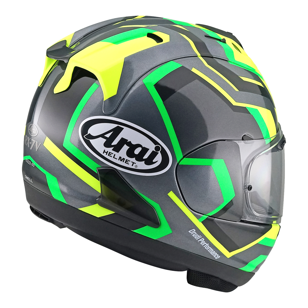 Arai RX-7V RSW Flo Yellow Helmet | 7aftermarket Dubai UAE – Advanced ...