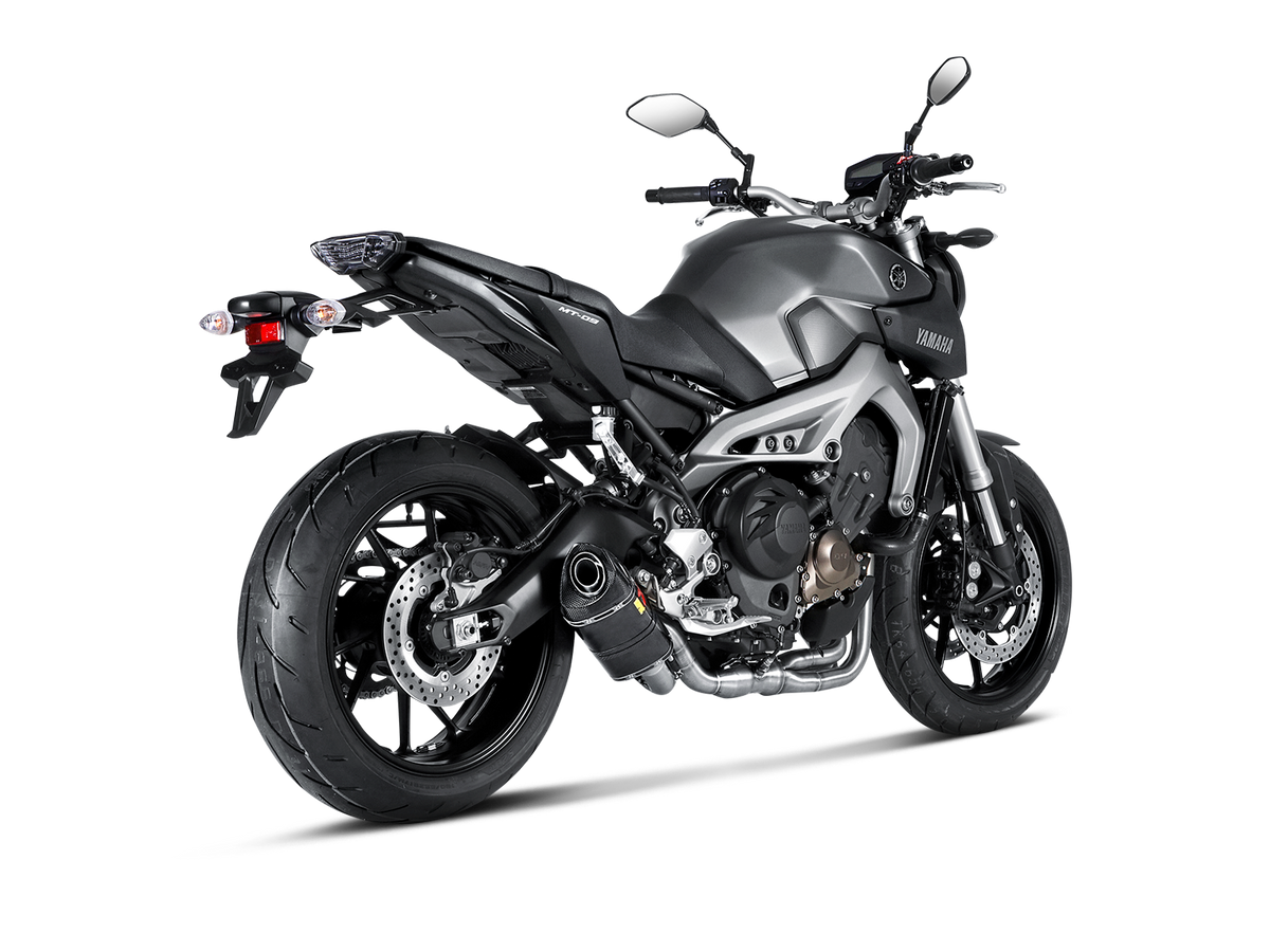 Akrapovic Racing Line Carbon Exhaust System for Yamaha MT-09 (2014-2020 ...