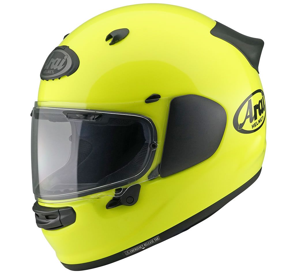 Arai Quantic Fluor Yellow Helmet | 7aftermarket Dubai UAE – Advanced ...