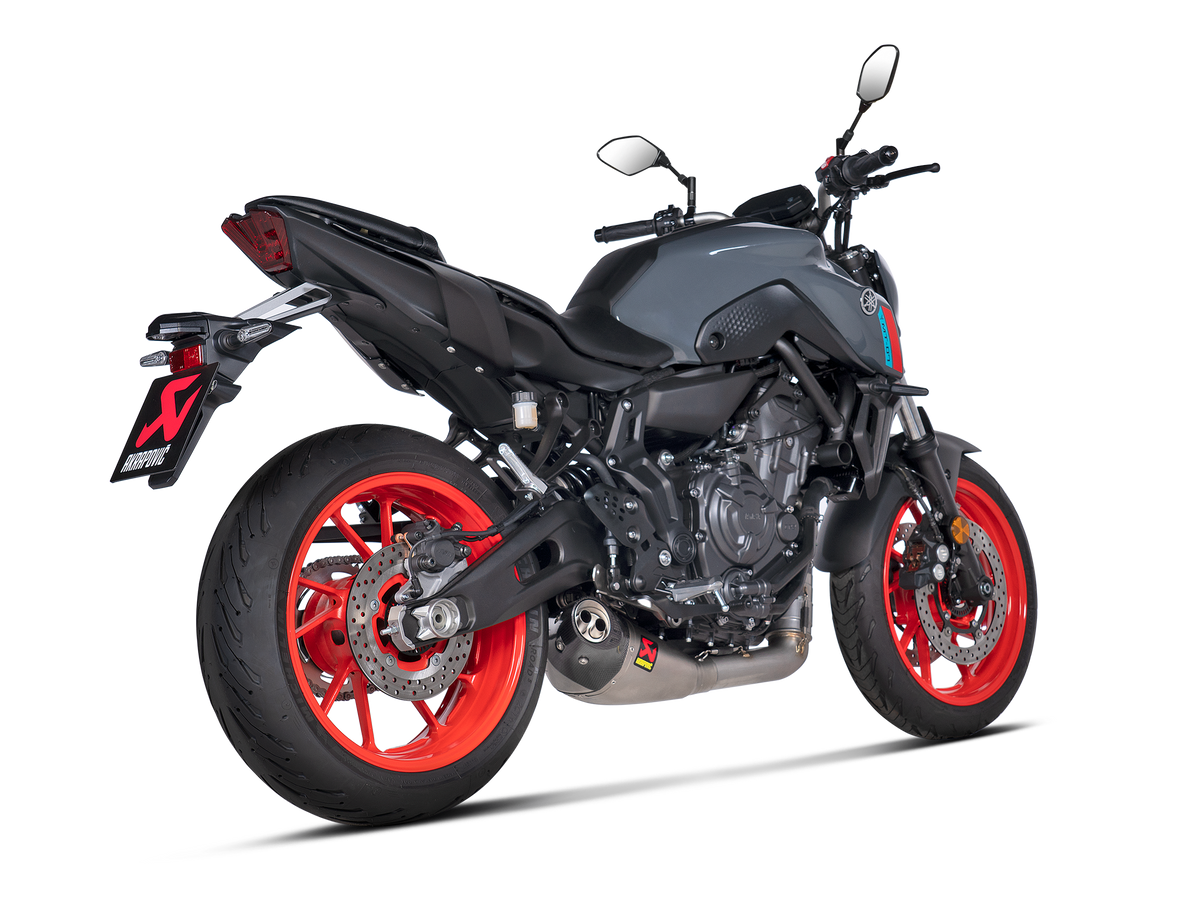 Akrapovic Titanium Racing Exhaust System for Yamaha MT-07 (2018-2023 ...